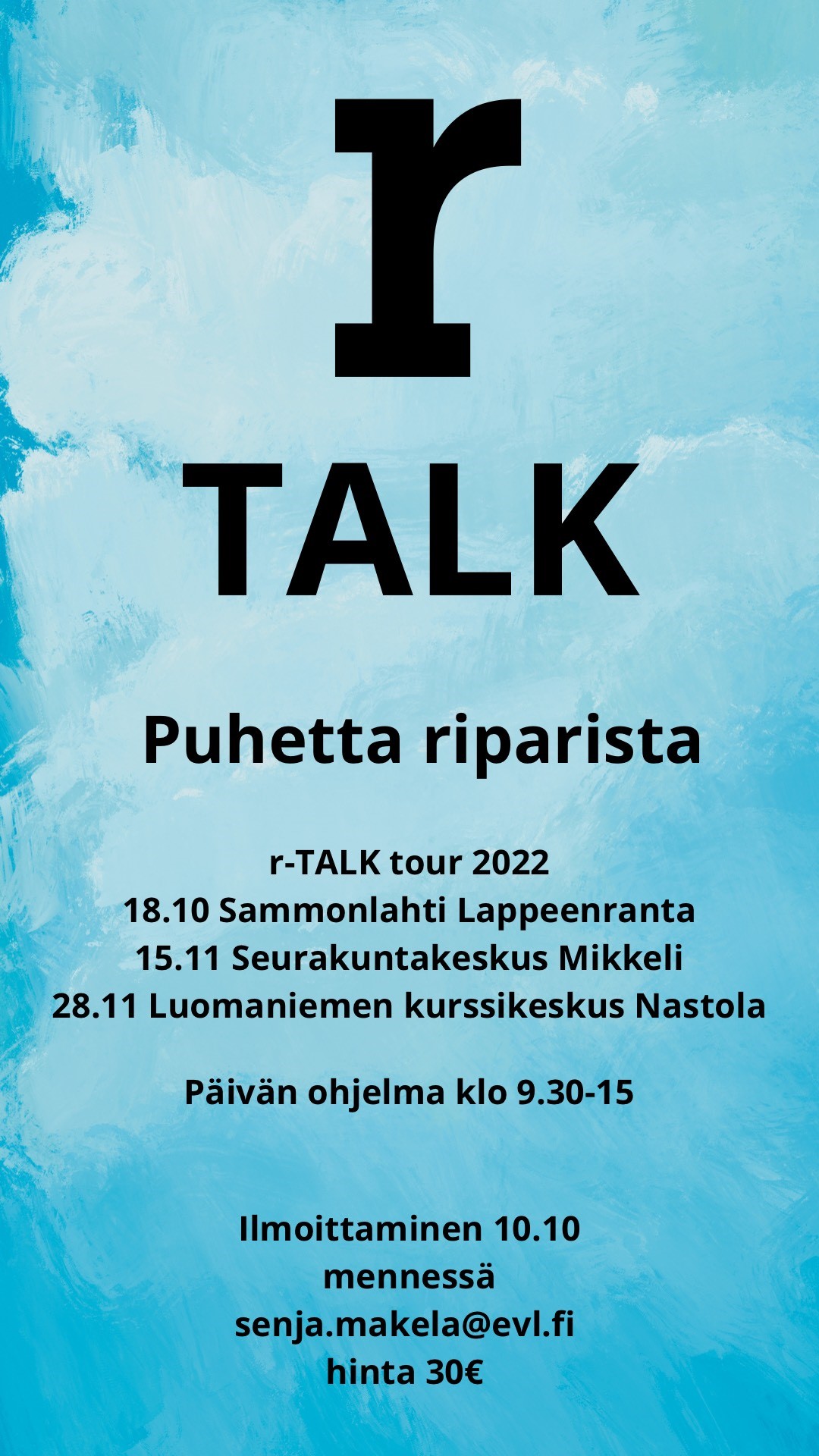 r-TALK - Puhetta riparista | Mikkelin hiippakunta